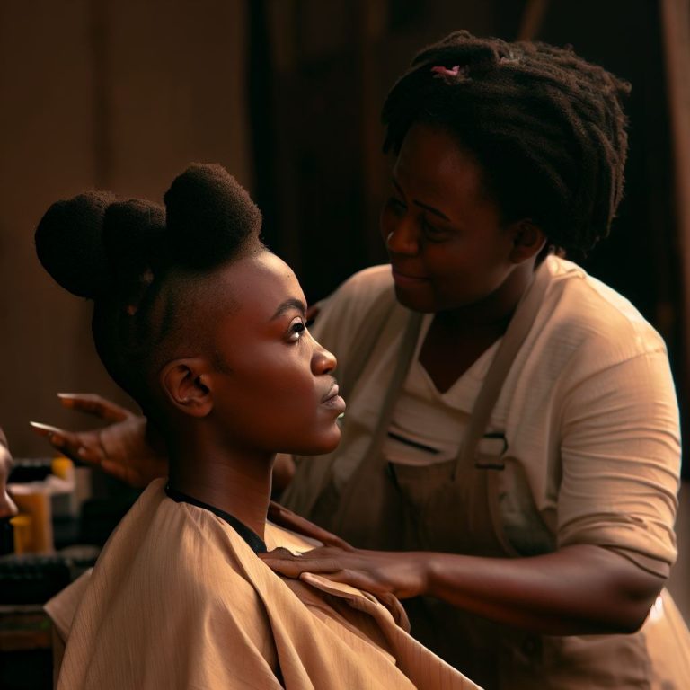A Day in the Life of a Nollywood Film Hair Stylist